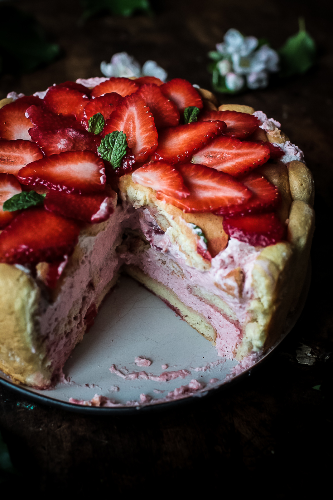 Charlotte aux fraises