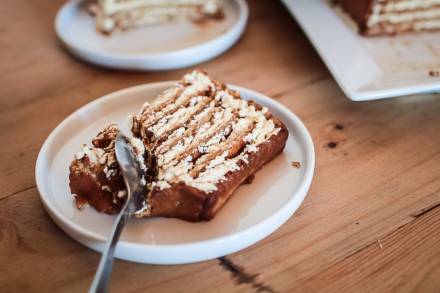 Gâteau de petits-beurres au café {recette grand-mère}