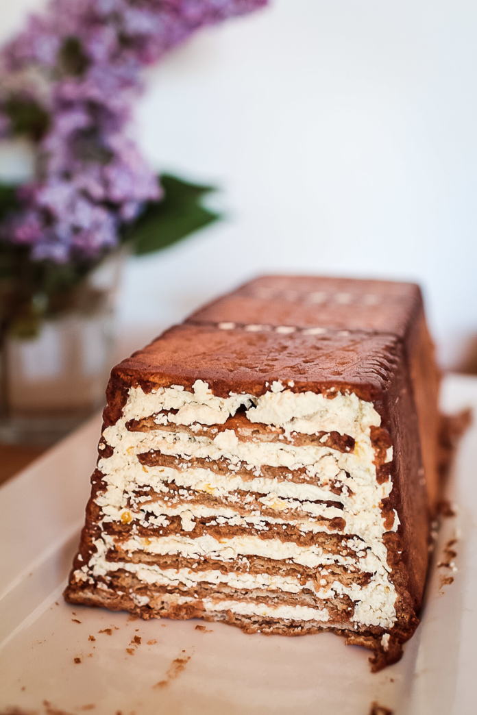 Gâteau de petits-beurres au café {recette grand-mère}