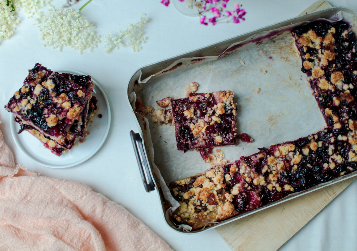 Crumble aux fruits rouges